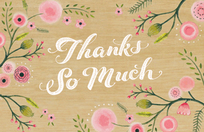 "Thanks So Much" | Thank You Printable Card | Blue Mountain eCards