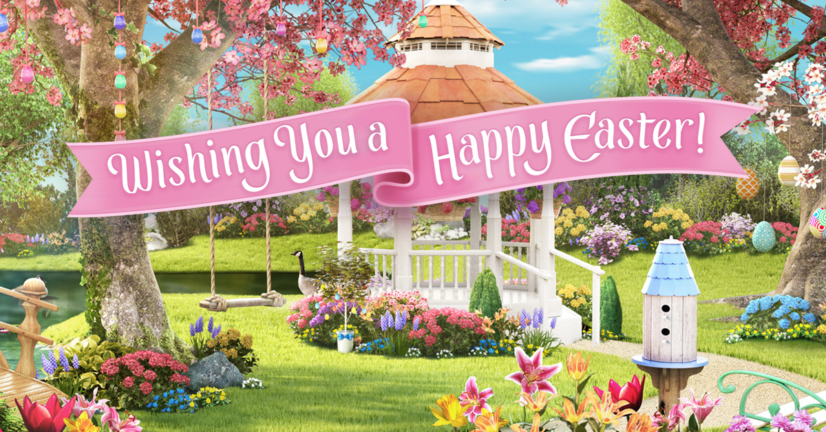 "Egg-Ceptional Easter Hidden Objects Game" | Easter eCard | Blue ...