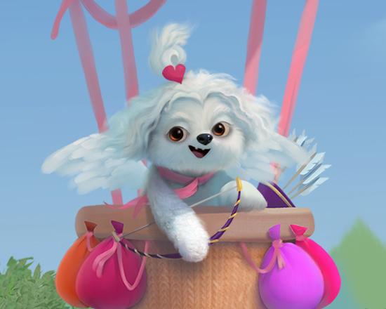 Talking Cupid Dog Ecard (Personalize) | American Greetings