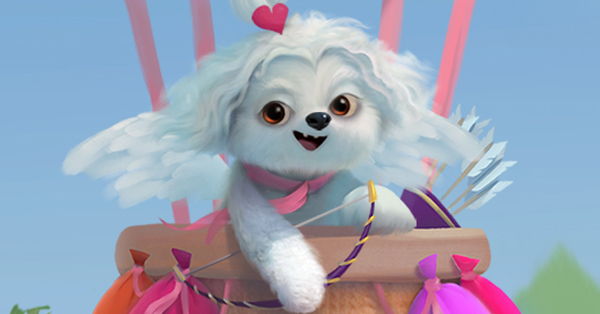 "Talking Cupid Dog Ecard (Personalize)" | Valentine's Day eCard | Blue ...