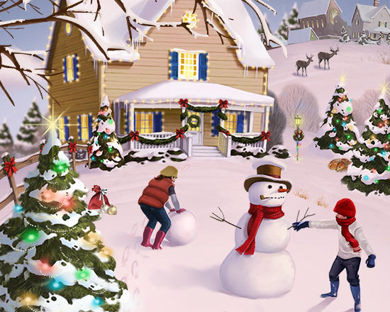 Winter Wonderland Spot the Differences Game | American Greetings