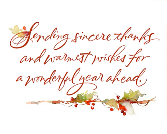 "Holiday Thanks" | ecard | Blue Mountain