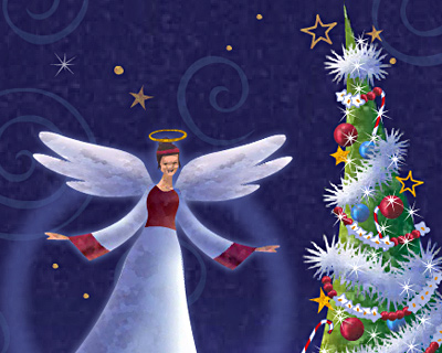 "Angel Gifts (The First Noel)" | ecard | Blue Mountain