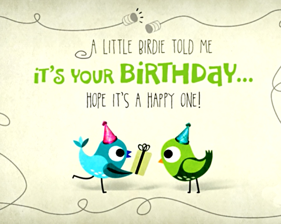 A Bird-day Message Ecard | American Greetings