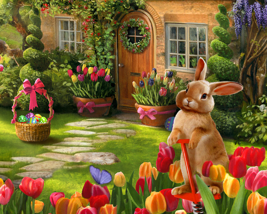 "Hoppy Easter, Hoppy Spring!" | ecard | Blue Mountain