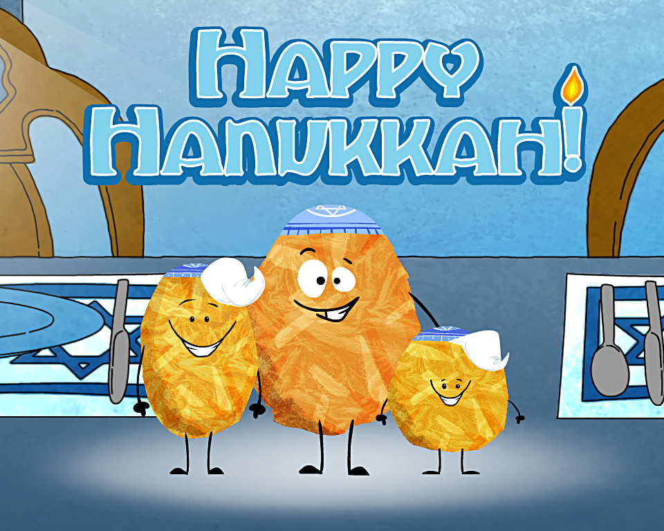 Happy Hanukkah Animated