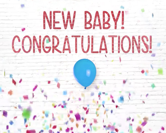 "New Baby Celebration" | ecard | Blue Mountain