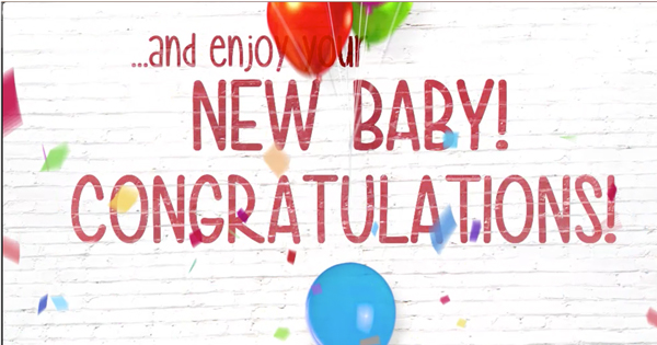 "New Baby Celebration" | Baby eCard | Blue Mountain eCards