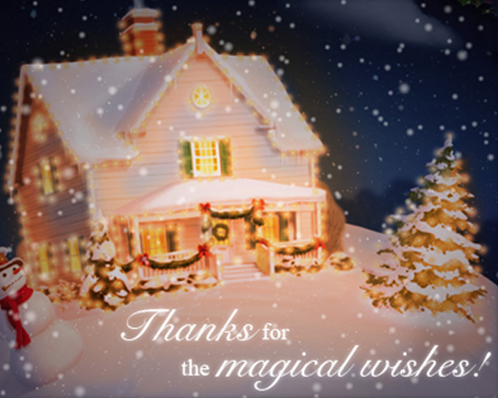 "Magical Wishes Reply Card" | Postcards | Blue Mountain