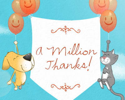 "A Million Thanks" | Postcards | Blue Mountain