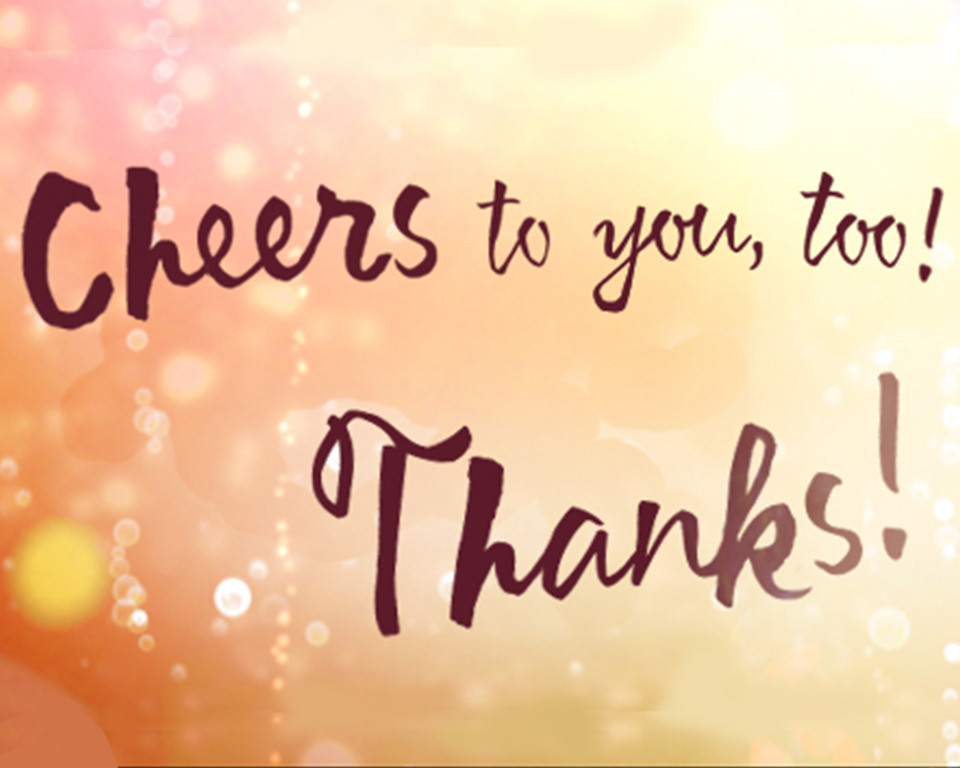 Cheers to You, Too Reply | American Greetings