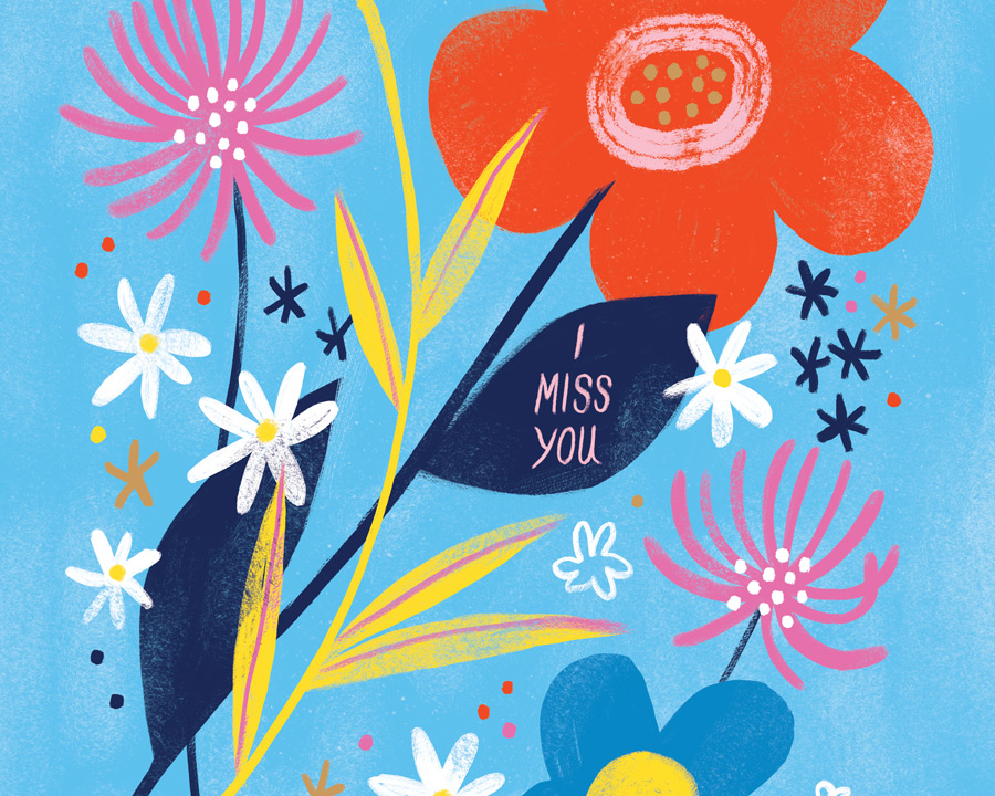 "I Miss You" | postcard | Blue Mountain