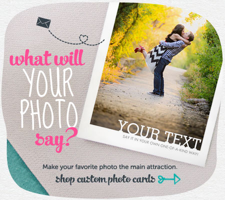 What will your photo say? It's not just a card; it's a conversation ...