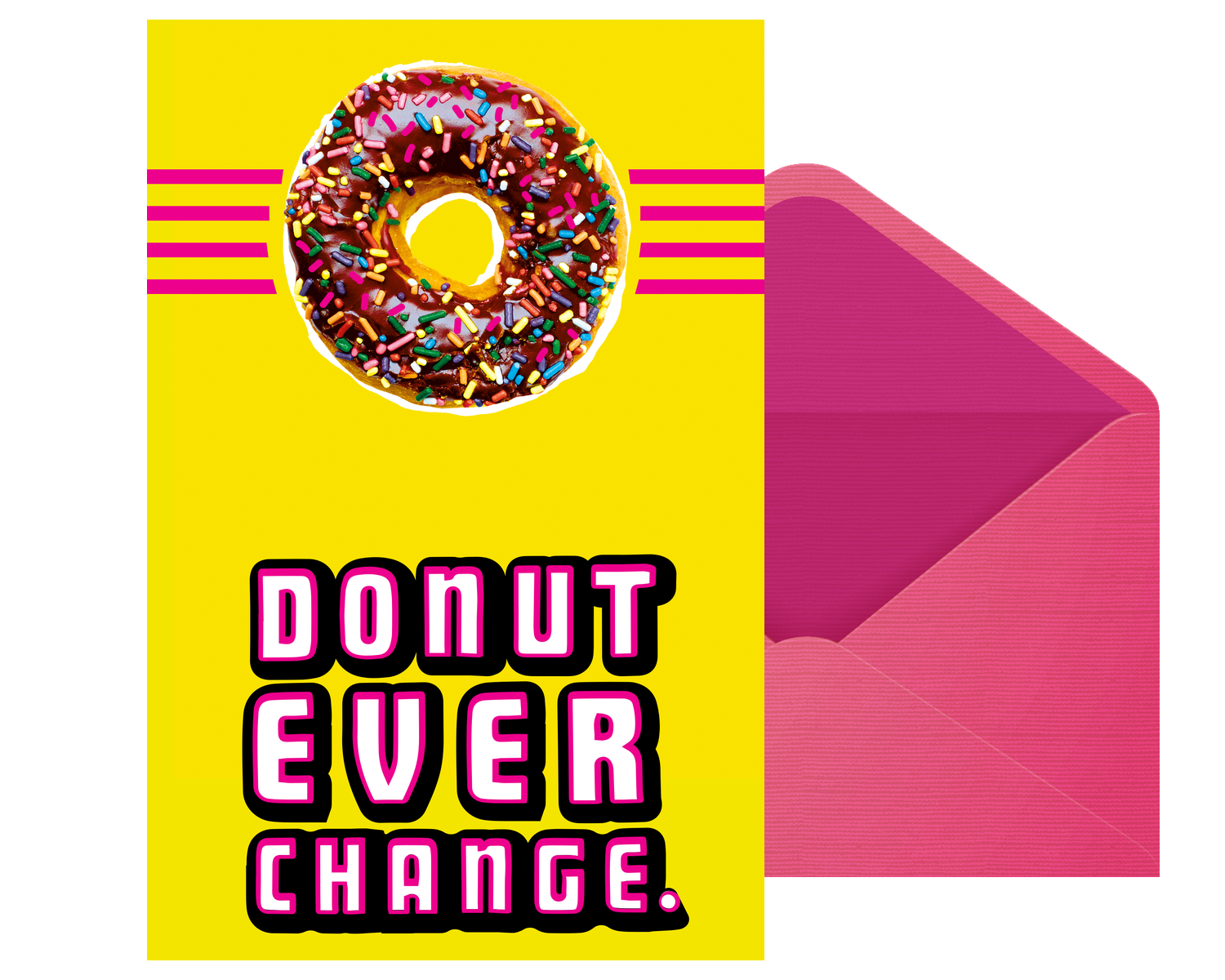 ""Donut" Ever Change" | Creatacard™ | Blue Mountain