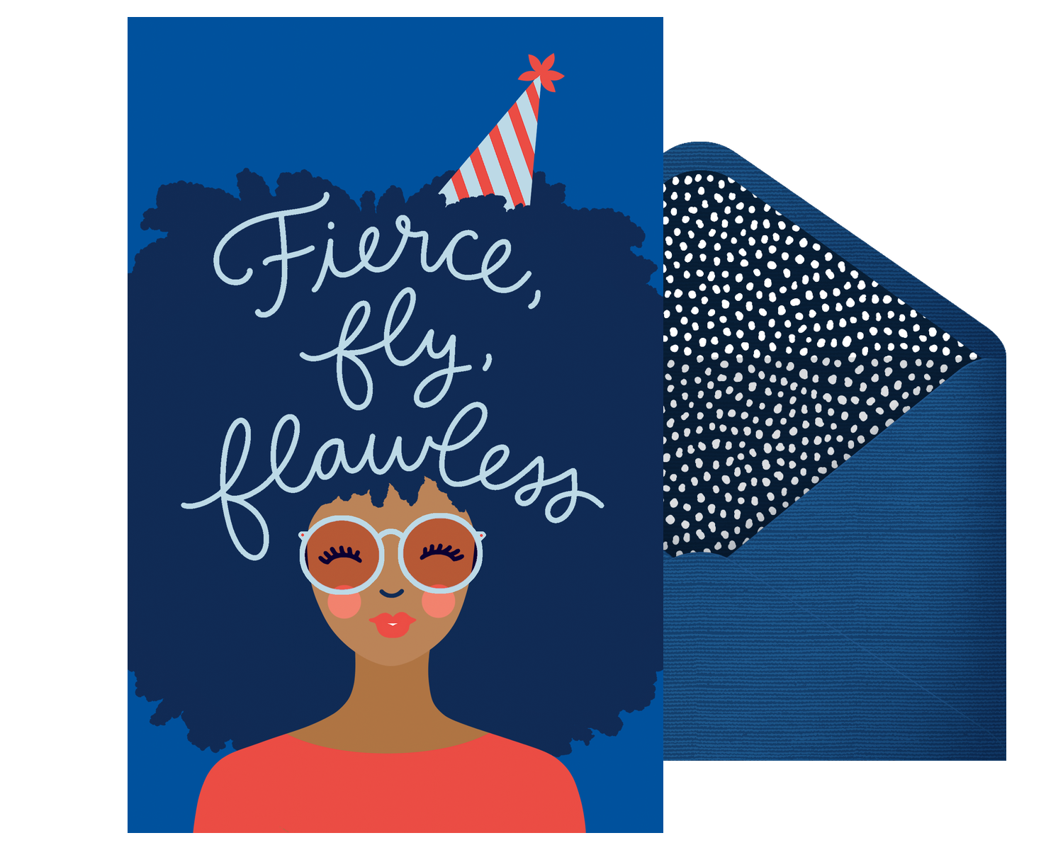 "Fierce, Fly, Flawless" | creatacard | Blue Mountain