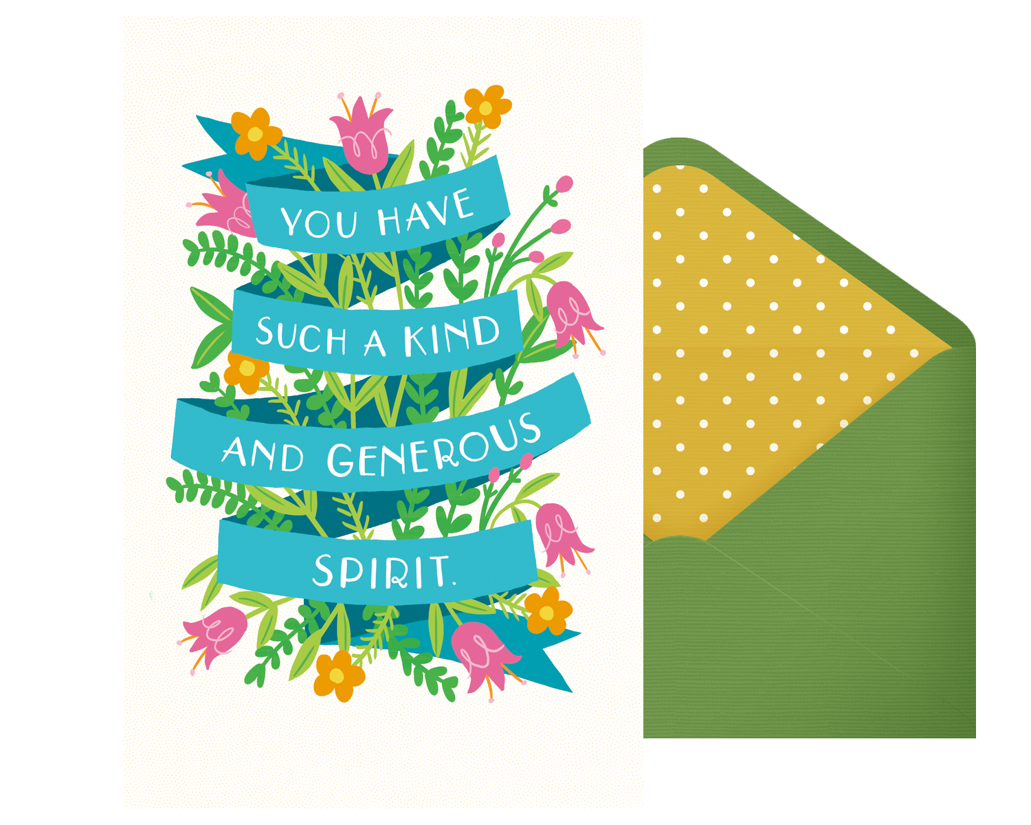 "Your Generous Spirit" | Creatacard™ | Blue Mountain