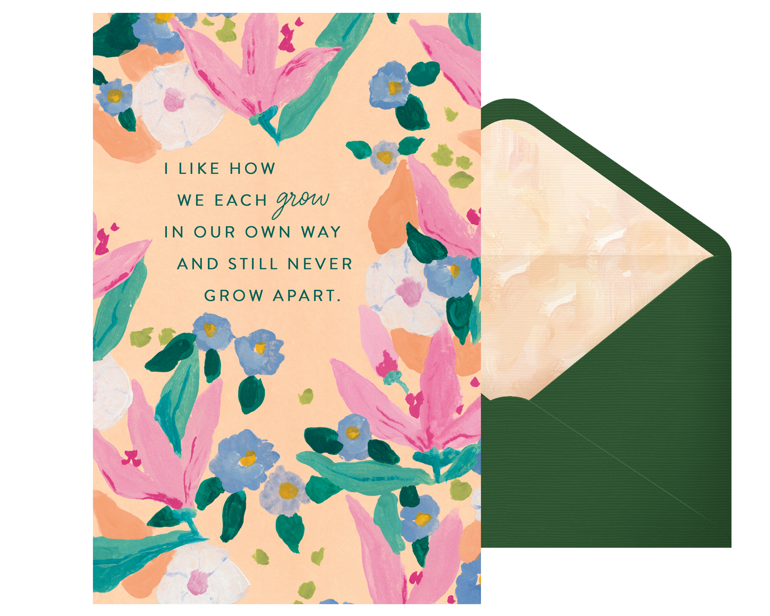 "We Grow in Friendship" | creatacard | Blue Mountain