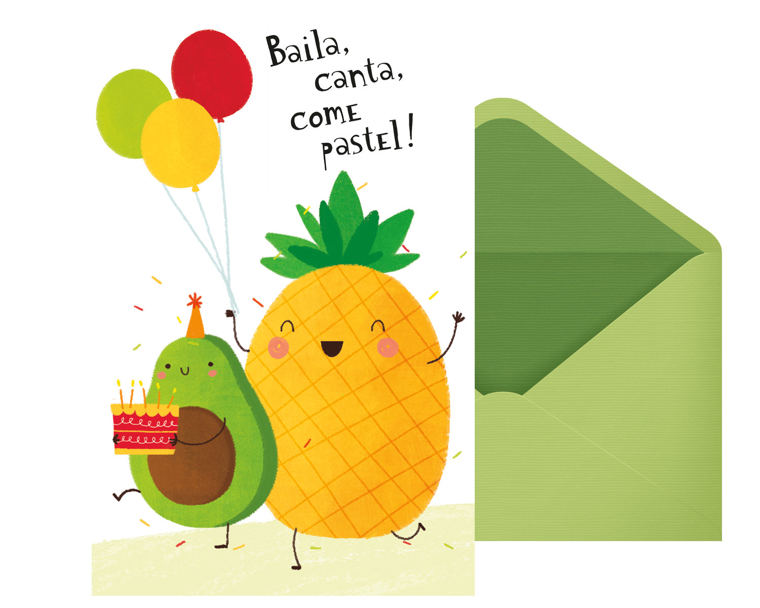 "Baila, Canta, Come Pastel (Spanish)" | Creatacard™ | Blue Mountain