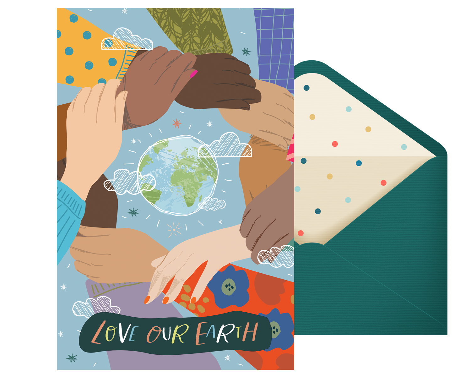 "Love Our Earth" | Creatacard™ | Blue Mountain