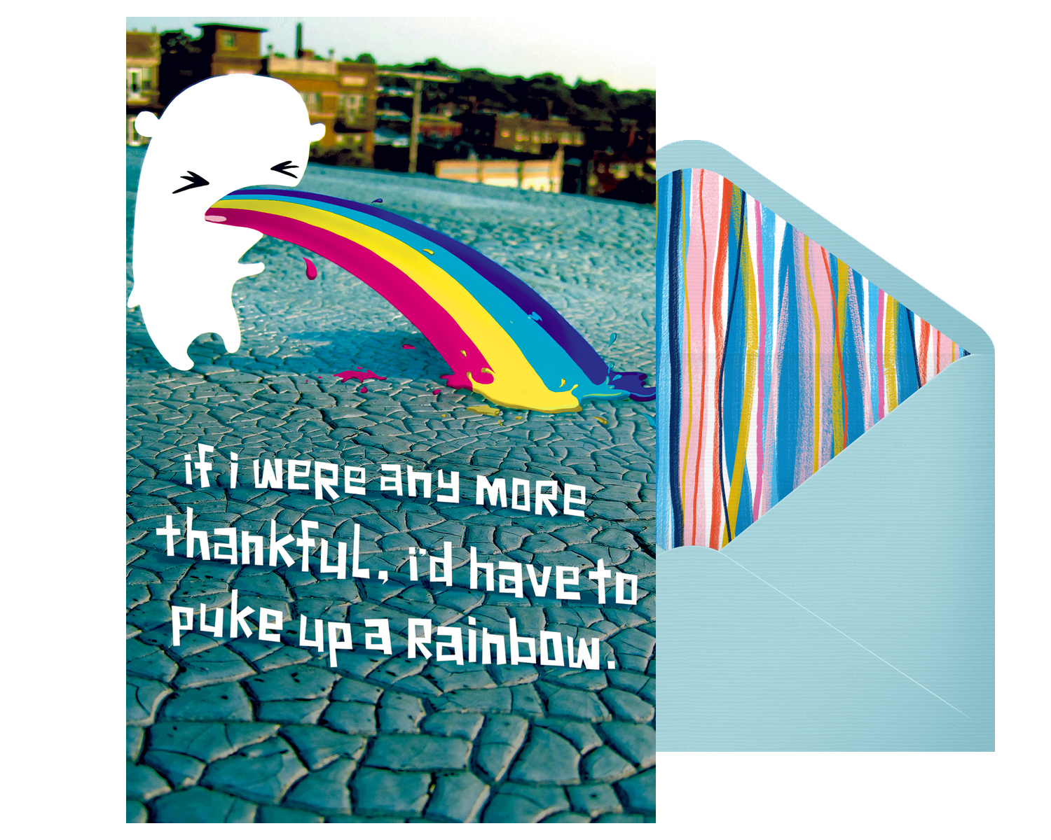 "Puddle of Thanks" | Creatacard™ | Blue Mountain