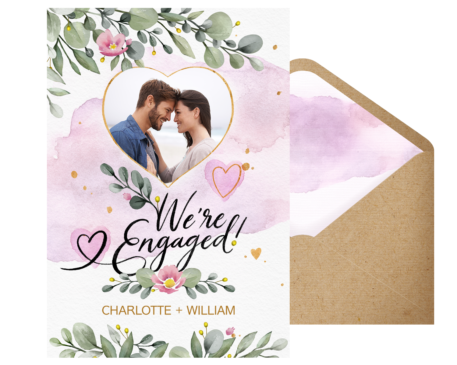 "We're Engaged! (Personalize)" | Creatacard™ | Blue Mountain