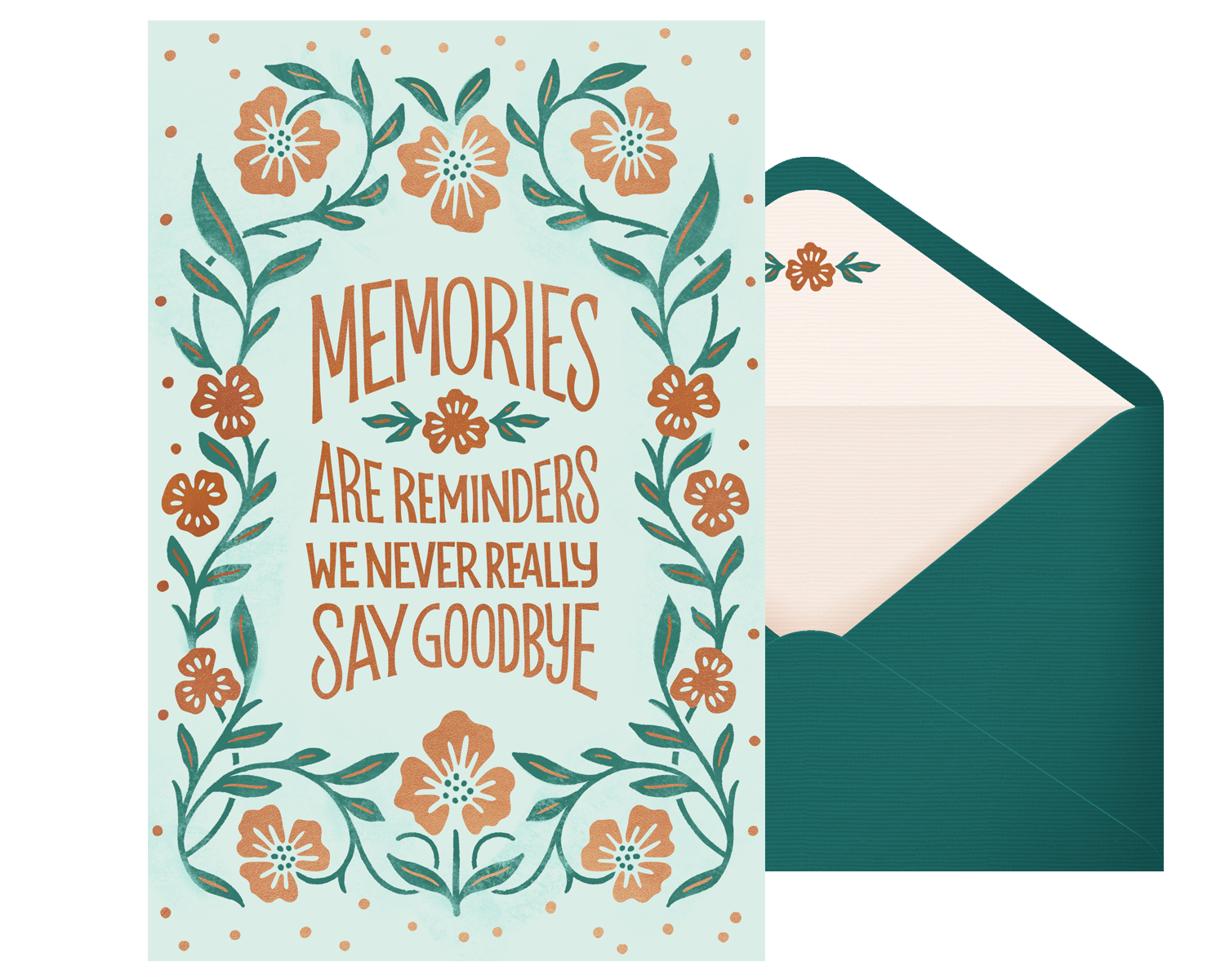 "We Never Say Goodbye Sympathy" | creatacard | Blue Mountain