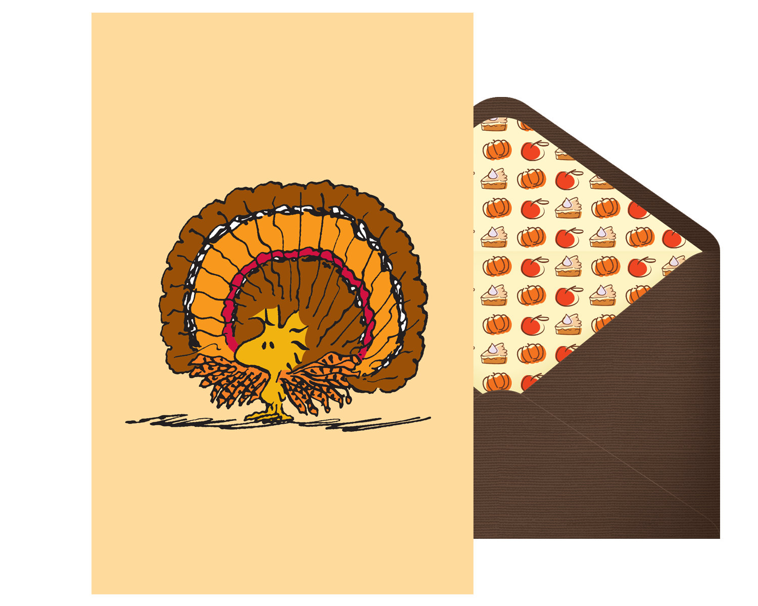 "Peanuts Gobble and Wobble Thanksgiving" | Creatacard™ | Blue Mountain
