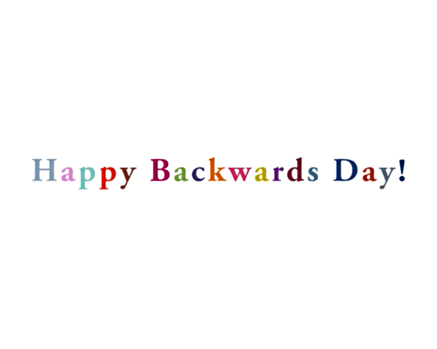 Backward Day